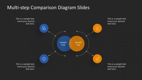 Simple Comparisons 2 Steps PowerPoint - SlideModel