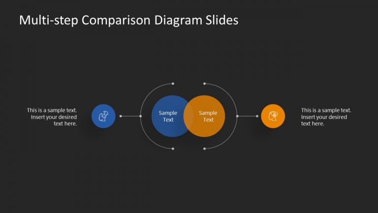 Simple Comparisons 1 Steps PowerPoint - SlideModel