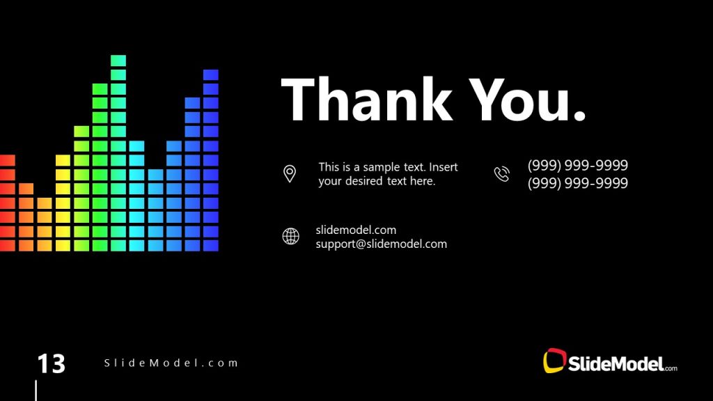 Spectrum PowerPoint Thank You Slide - SlideModel