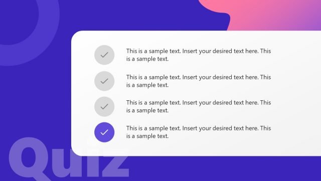 Quiz Maker Toolkit Multiple Choice Test Slide - SlideModel