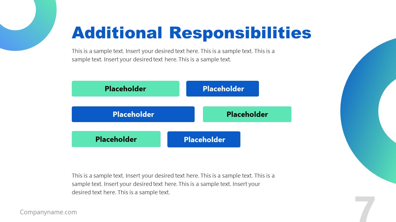 Job Description PowerPoint Template SlideModel Job Description PowerPoint Template SlideModel