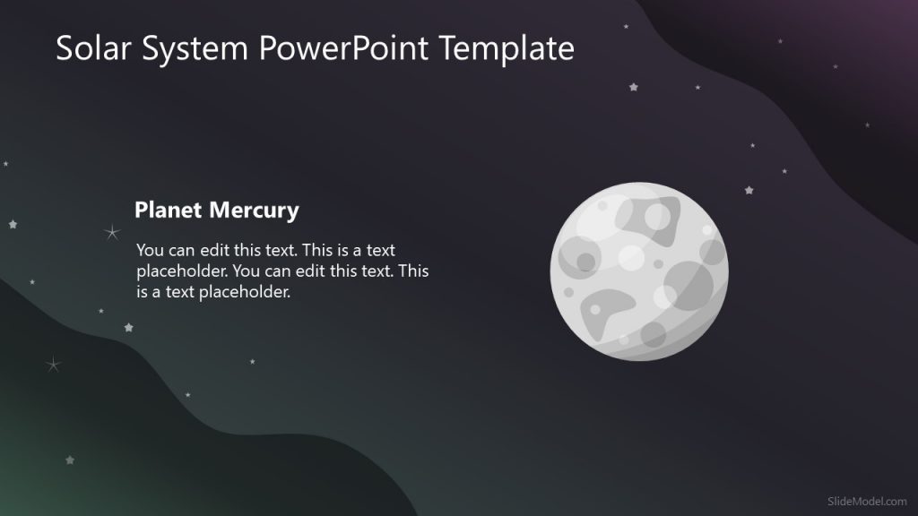 Mercury Planet Slide PowerPoint Template - SlideModel