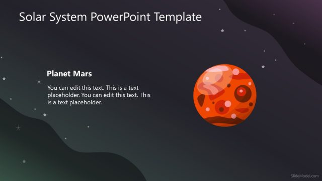 Mars Planet Slide PowerPoint Template - SlideModel