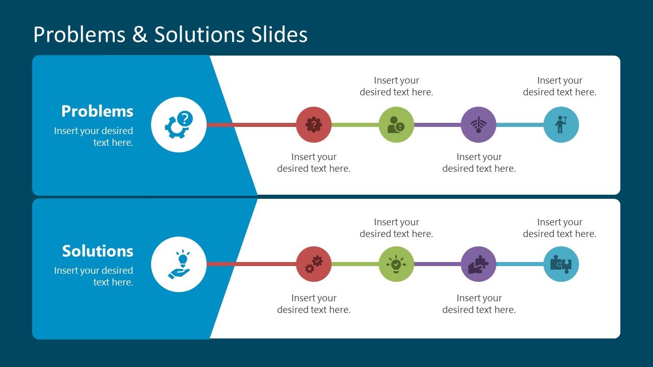 Problem Solution Powerpoint Template 5 Problem Solution Powerpoint