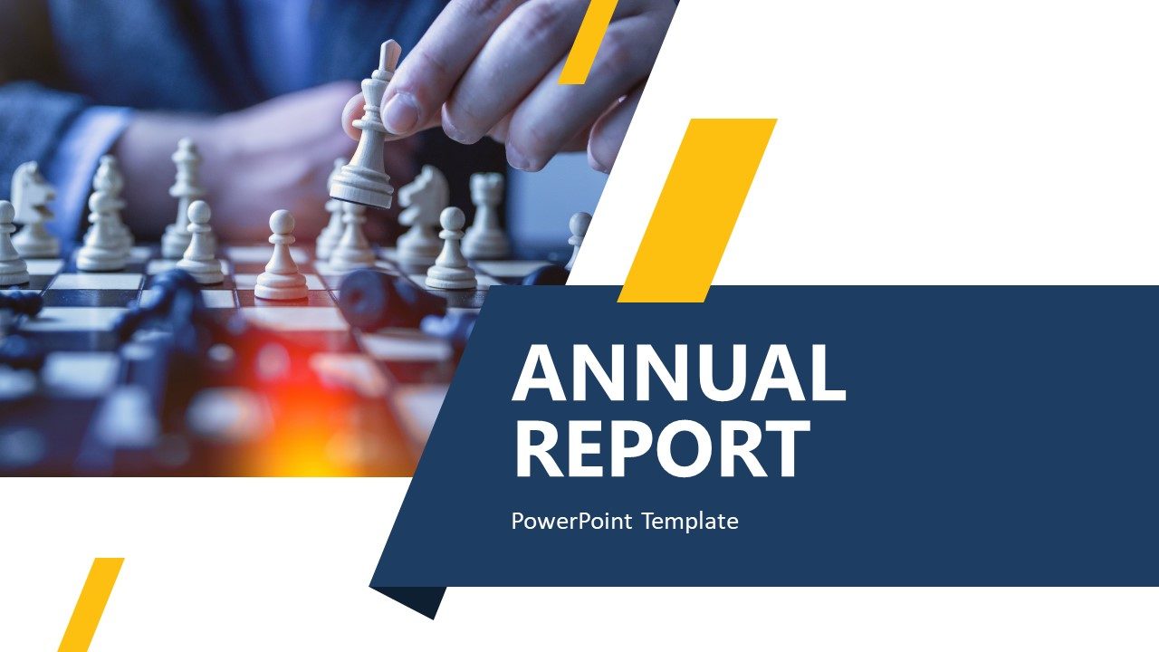 Annual Report Slides PowerPoint Template - SlideModel