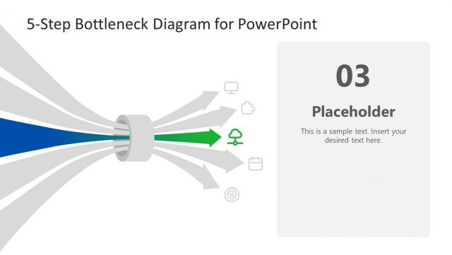 5 Steps Bottleneck Diagram 3 Arrow PPT - SlideModel