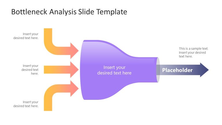 Editable Bottleneck Analysis PPT Template - Title Slide - SlideModel