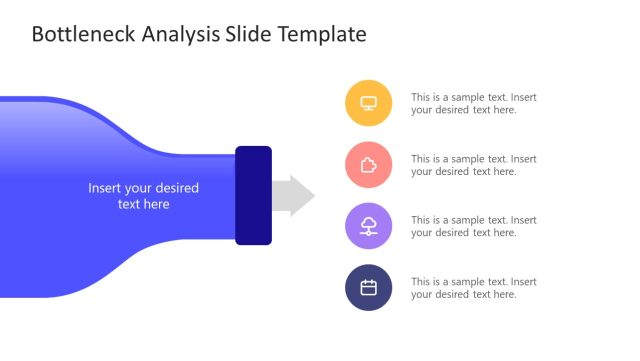 Bottleneck Analysis - Bottle Illustration Slide - SlideModel