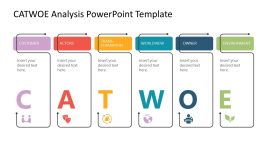 6 Steps CATWOE PowerPoint Diagram Template - SlideModel