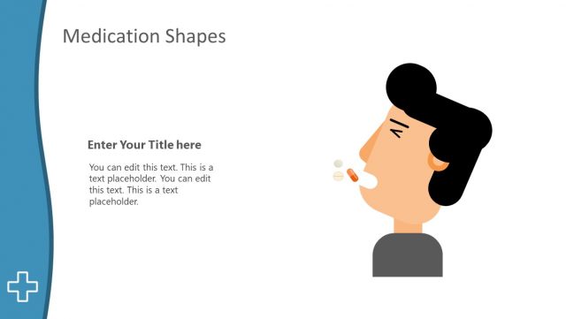 Medication Shapes Scene Illustration PowerPoint - SlideModel