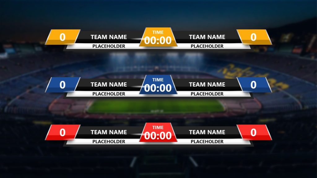 Scorecard PowerPoint Template for Games - SlideModel