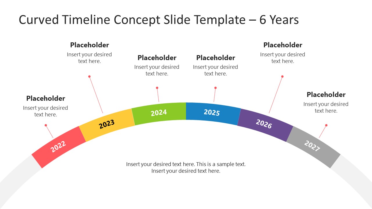 7 Steps Curved Timeline Concept PowerPoint - SlideModel 7 Steps Curved Timeline Concept PowerPoint - SlideModel