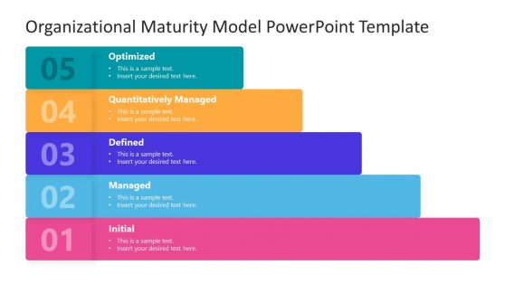 5 Steps PowerPoint Model Diagram for Maturity - SlideModel