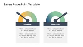 2 Steps Lever PowerPoint - SlideModel