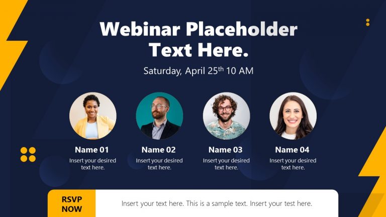 Webinar Cover 4 Speakers PowerPoint - SlideModel Webinar Cover 4 Speakers PowerPoint - SlideModel