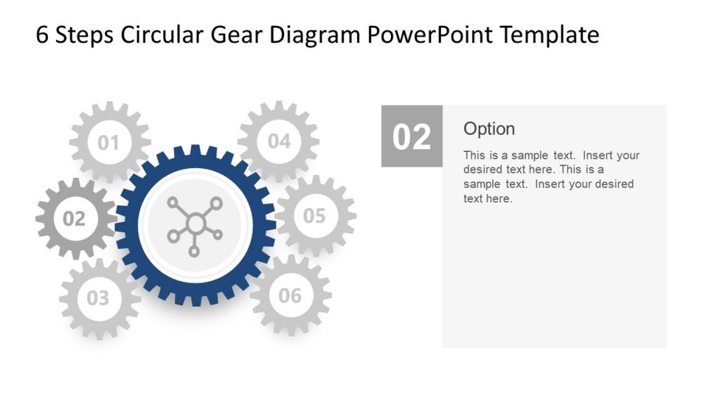 Circular Gear Diagram PowerPoint Item 2 - SlideModel