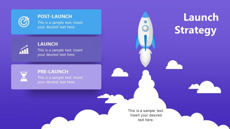 3 Level Pre Launch Launch Post Launch Template - SlideModel
