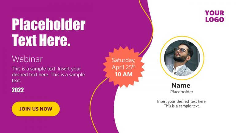 Creative Webinar Invite Template PowerPoint - SlideModel