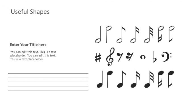 Musical Notes Symbols for Piano Lesson PPT - SlideModel