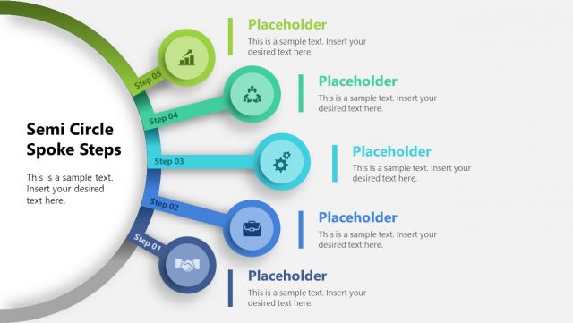 Semi Circle Editable PowerPoint Diagram - SlideModel