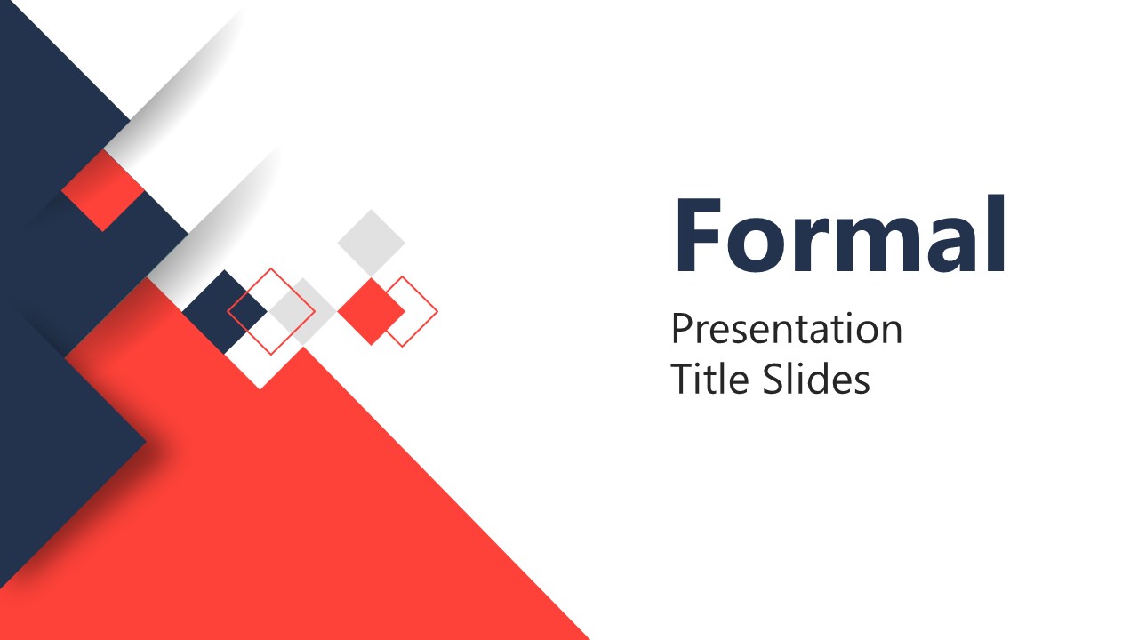 Formal Powerpoint Templates