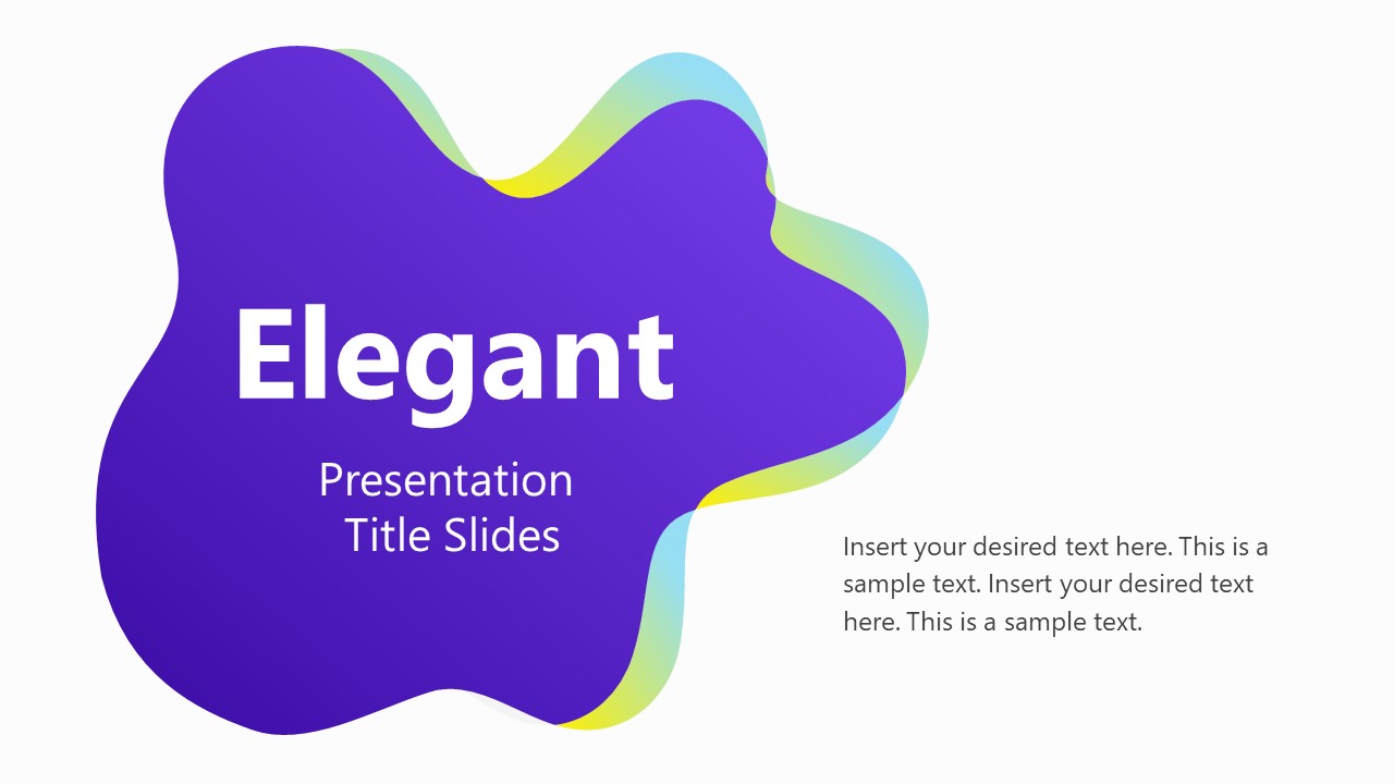 Elegant Design Shapes PowerPoint Backgrounds - SlideModel