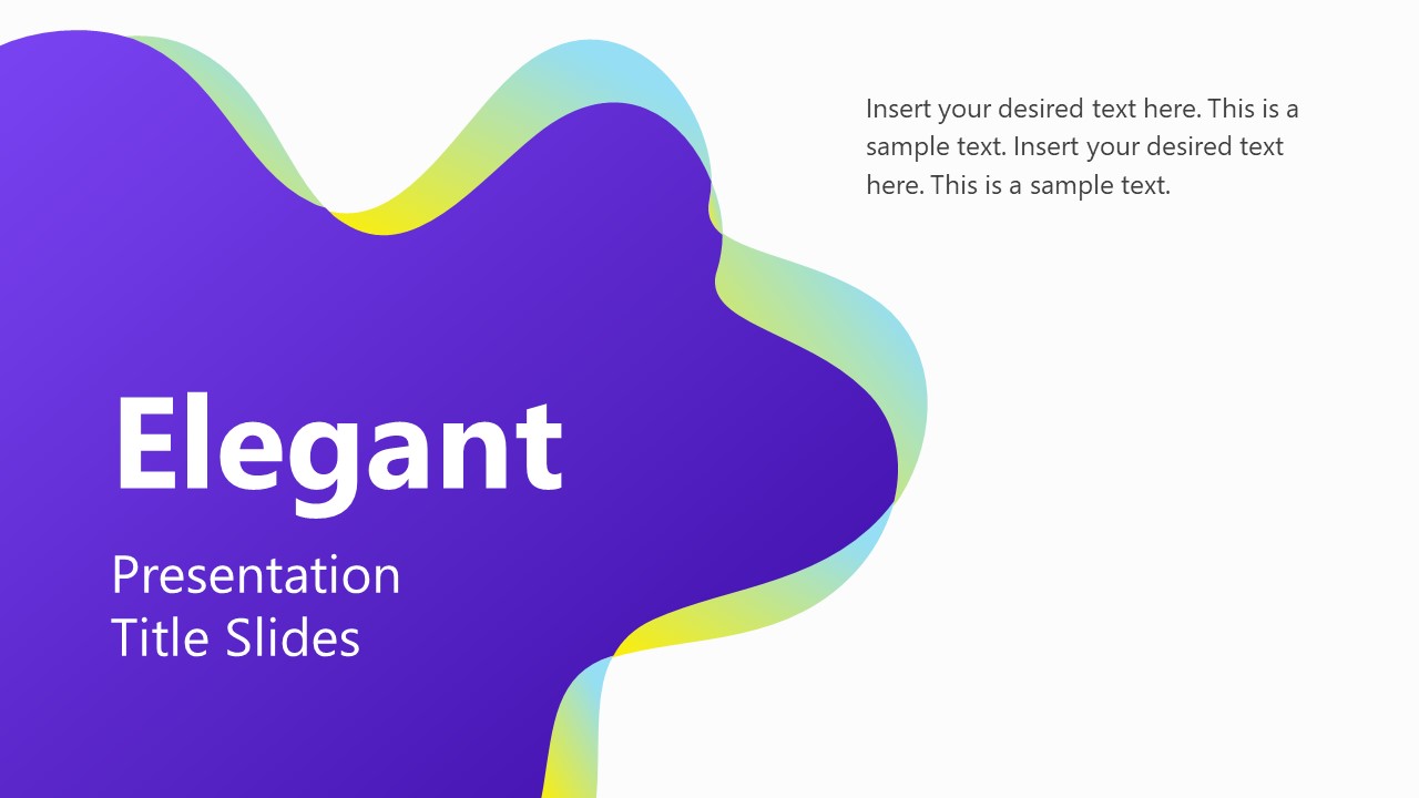Elegant Design Shapes PowerPoint Backgrounds - SlideModel