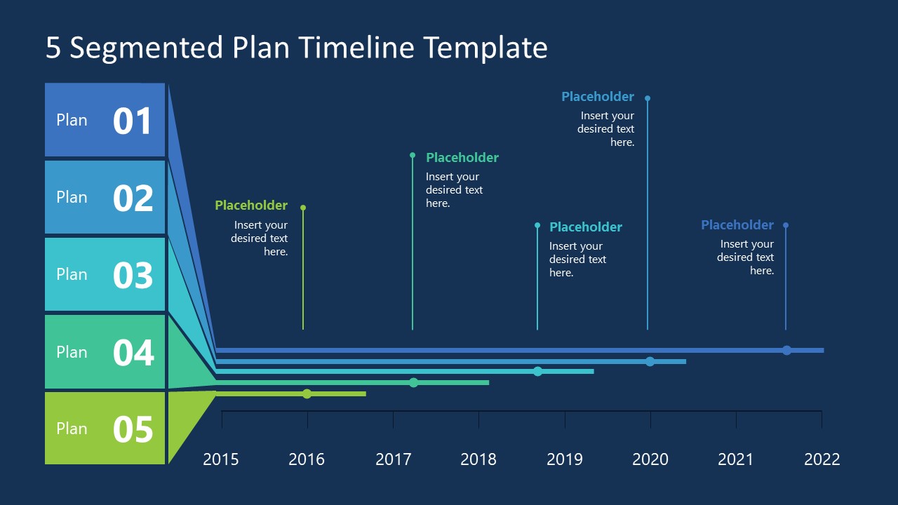Segmented Plan Timeline Template Design for PowerPoint - SlideModel