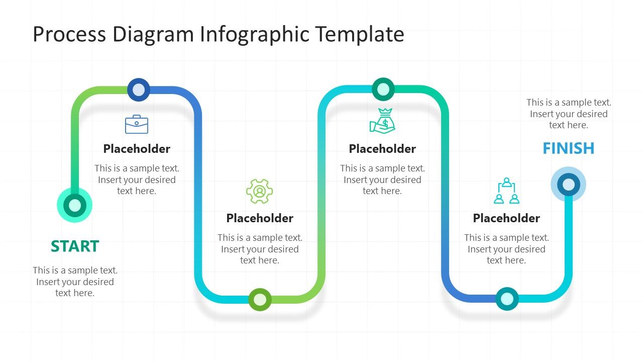 Process Diagram Infographic Template - SlideModel
