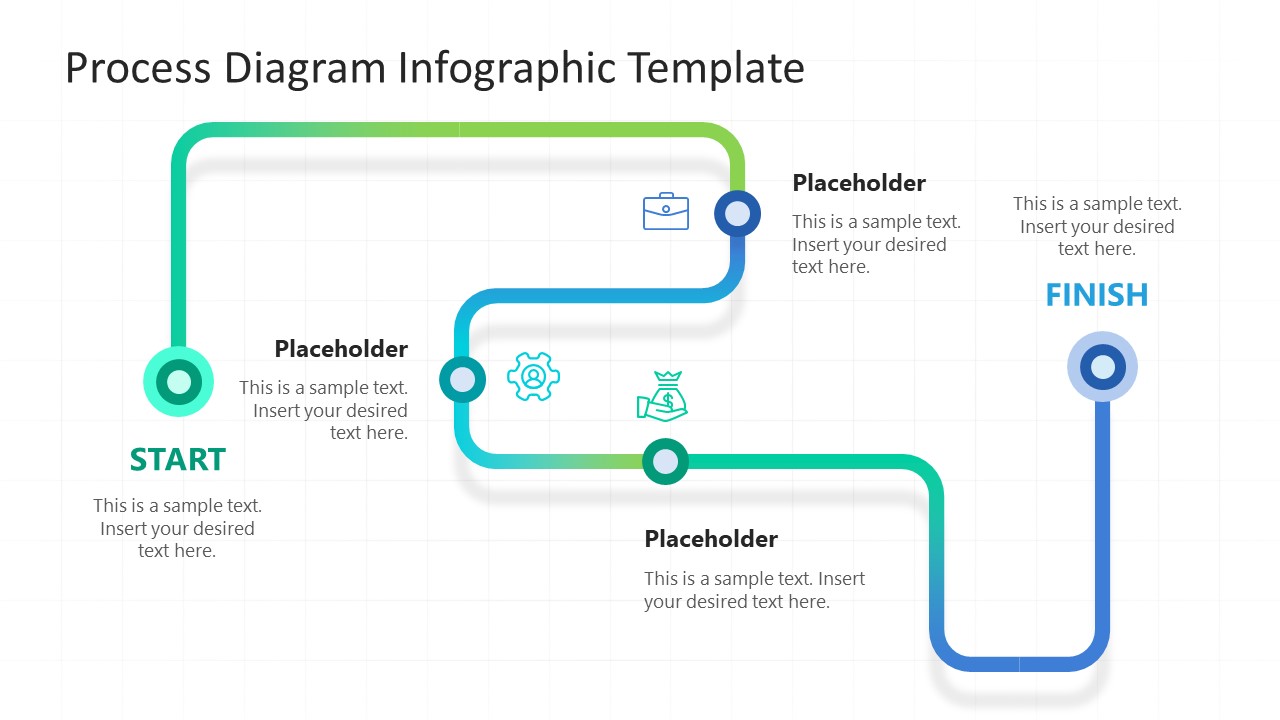 Process Diagram Infographic Template for PowerPoint
