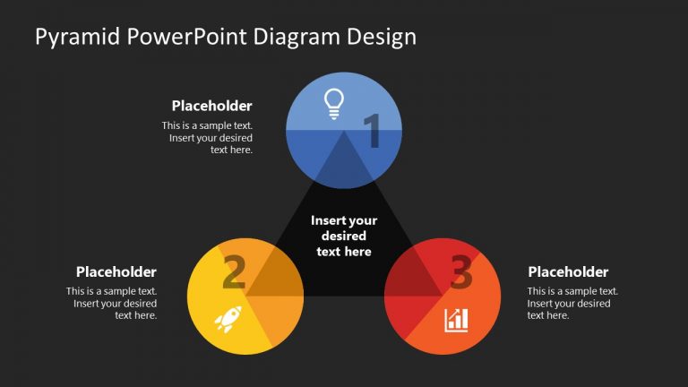 3 Steps Pyramid Diagram - SlideModel