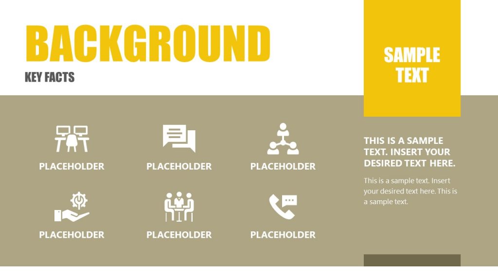 Background Key Facts Slide - SlideModel