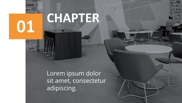 Chapter One Image Slide Layout - SlideModel