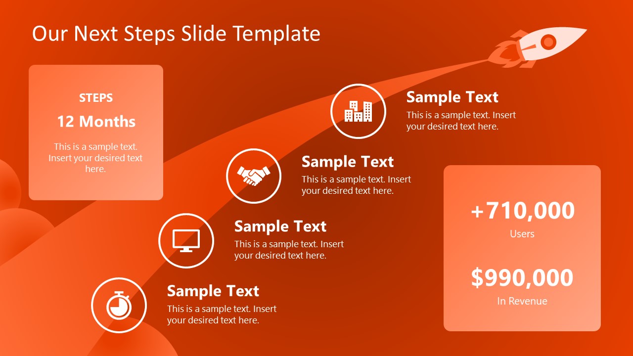 Our Next Steps PowerPoint Template & Presentation Slides