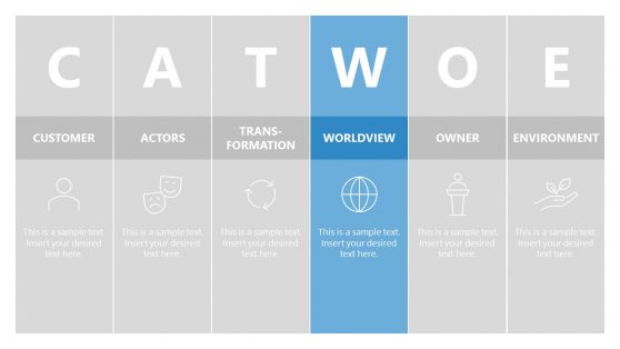 CATWOE PPT Template - World View Slide - SlideModel