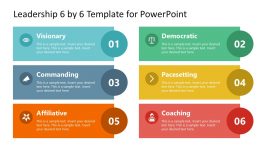 Rectangular Sections Leadership 6 By 6 Slide - SlideModel