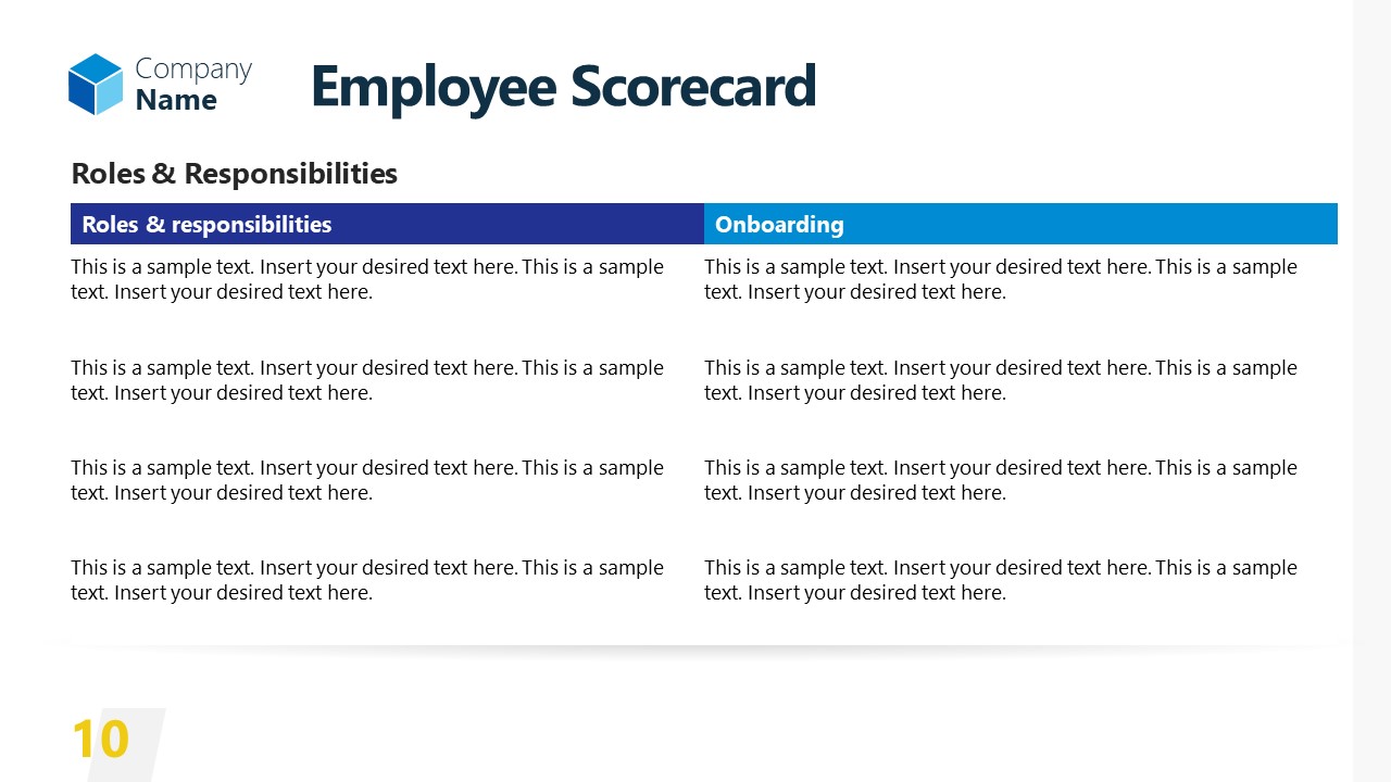 Employee Onboarding Presentation Template