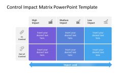 Control Impact PPT Matrix Diagram - SlideModel
