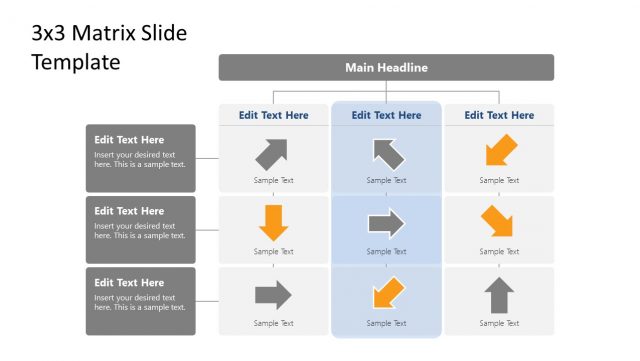 Symbolic Representation of KPIs - Matrix Chart - SlideModel