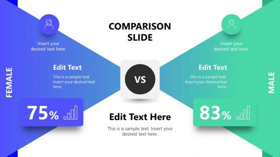 Comparison Tables For PowerPoint Comparison Slides For Presentations