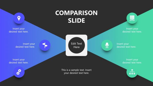 Comparison Slide with Editable Segments - SlideModel