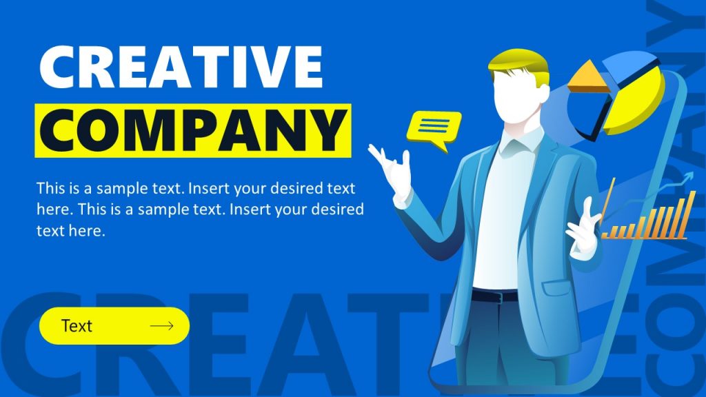 Creative Company Introduction Slide for PowerPoint - SlideModel