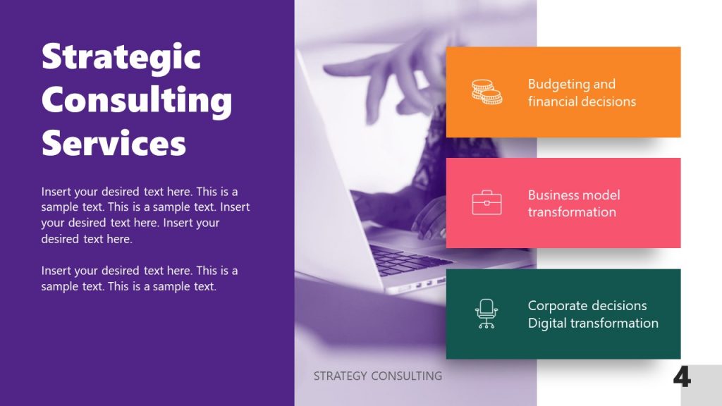Strategic Consulting Services Slide - SlideModel