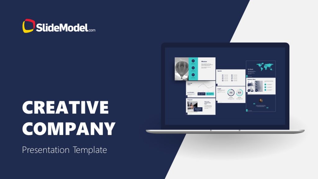 Cover Slide for Creative Company Template - SlideModel