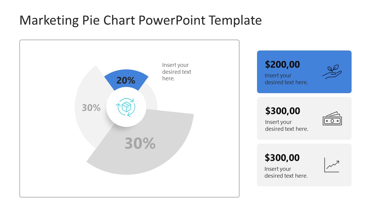 Marketing Pie Chart PowerPoint Template & Google Slides Marketing Pie Chart PowerPoint Template & Google Slides