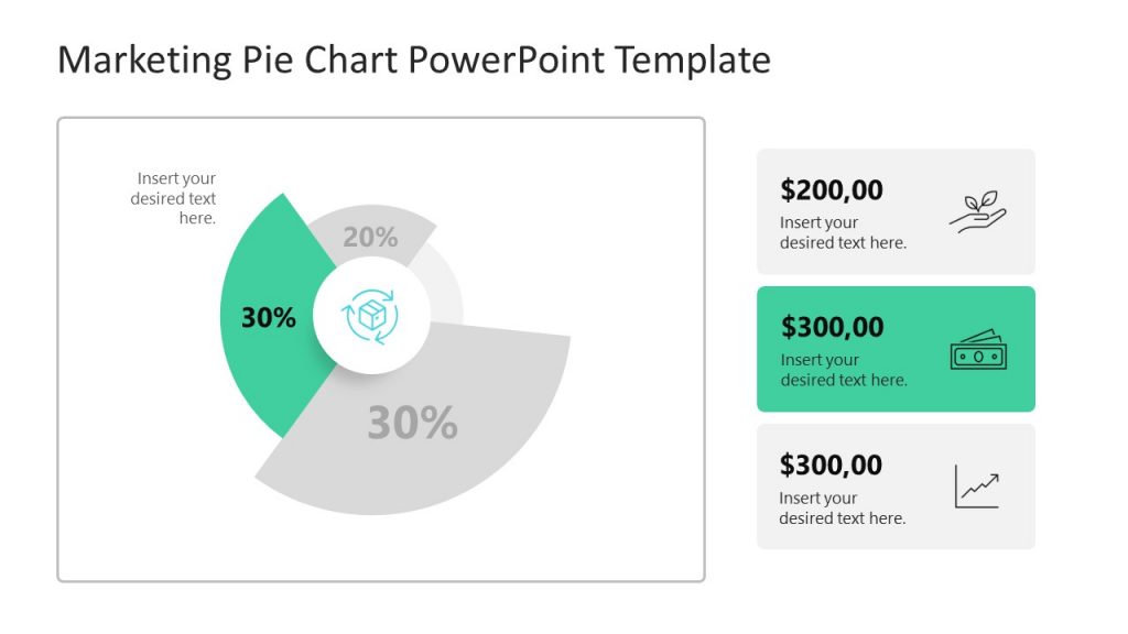 PPT Pie Chart Slide - Marketing PowerPoint Template - SlideModel