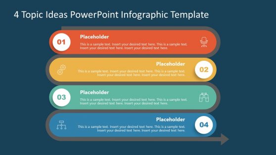 4 Topics Diagram PowerPoint Template - SlideModel