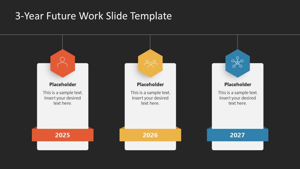 Future Work Planning Slide with Dark Background - SlideModel