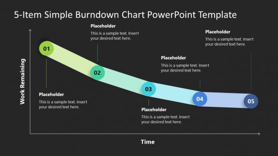 PowerPoint Burndown Graph for PPT Presentation - SlideModel