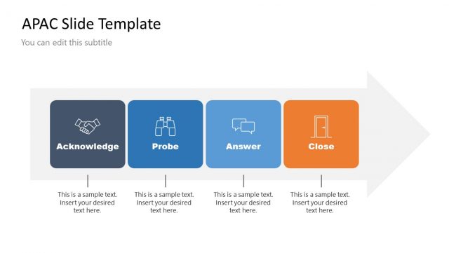 APAC Arrow Infographic Diagram for PowerPoint - SlideModel